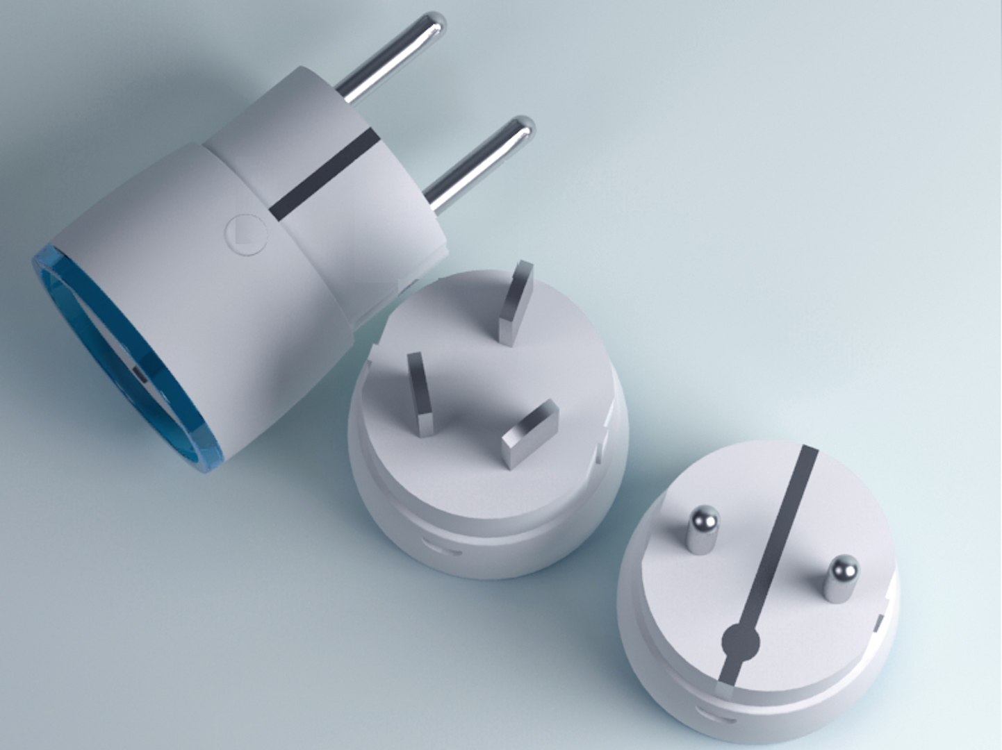 3d plug adaptor model