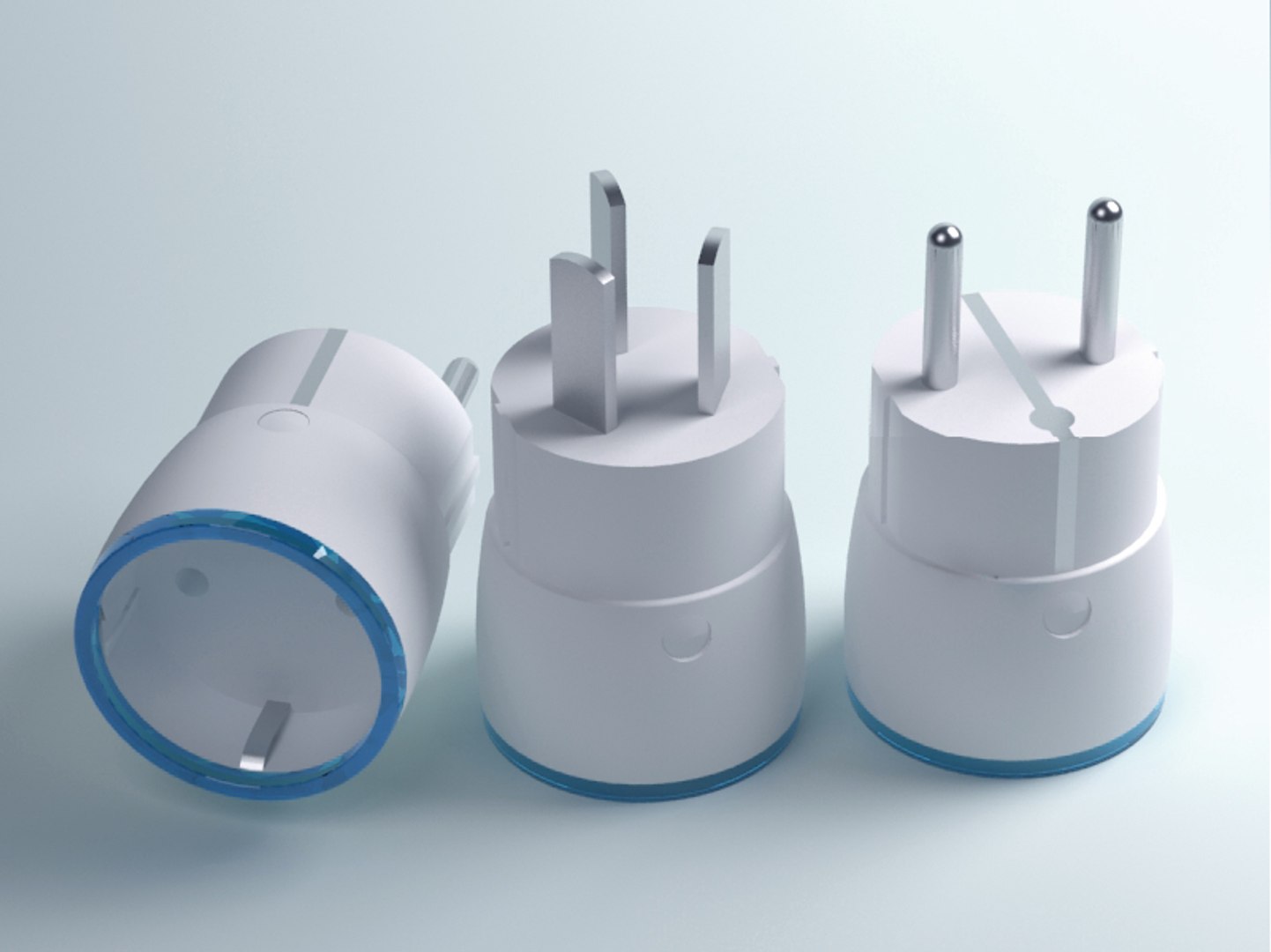 3d plug adaptor model