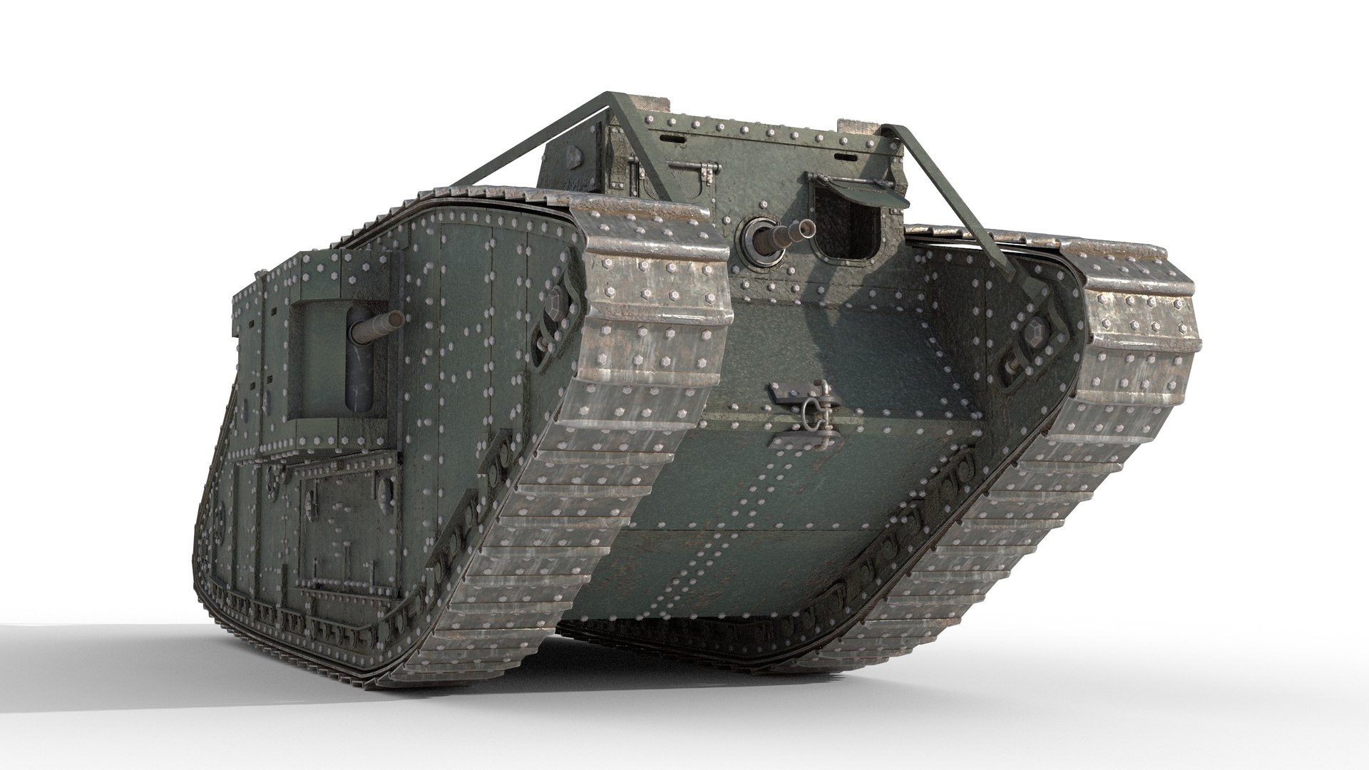 3D Mark IV Female Tank - TurboSquid 2241556