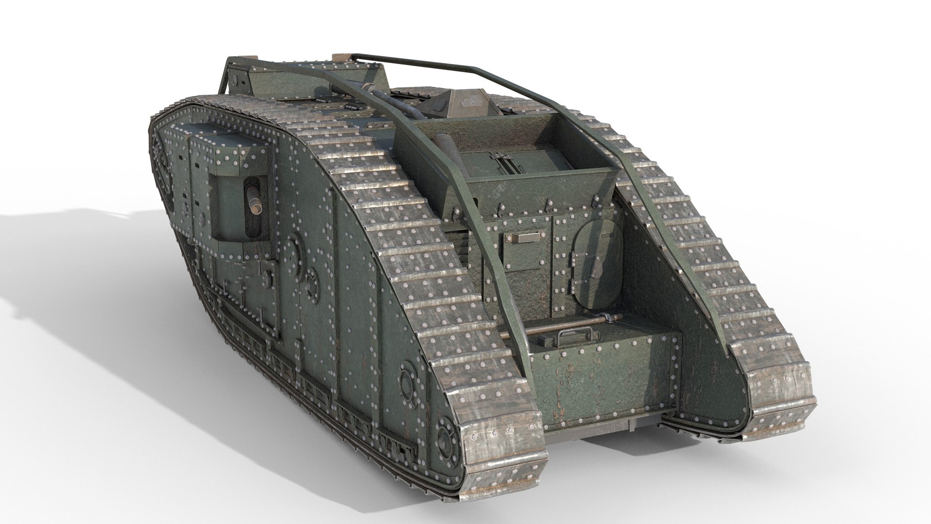 3D Mark IV Female Tank - TurboSquid 2241556