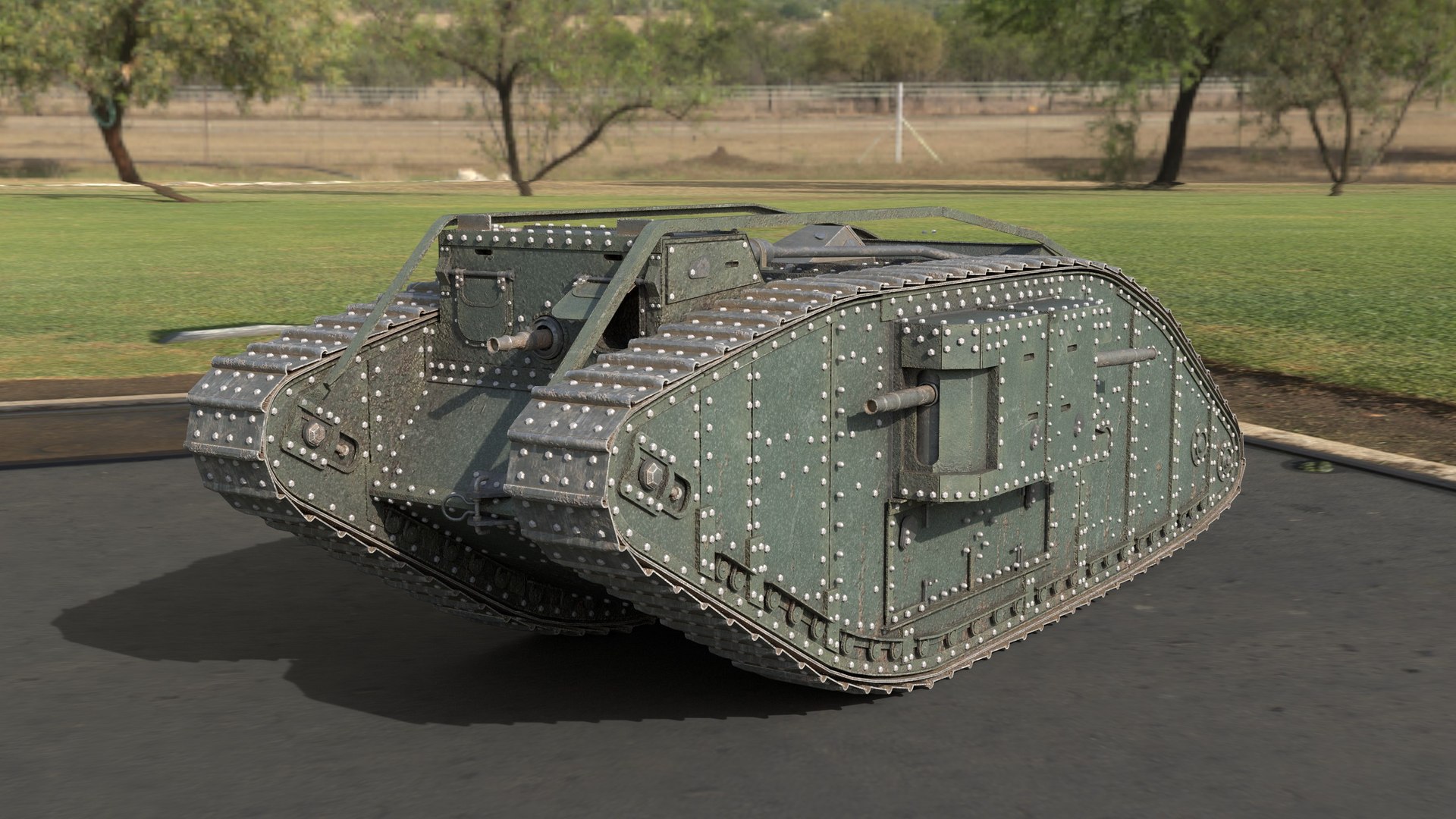 3D Mark IV Female Tank - TurboSquid 2241556