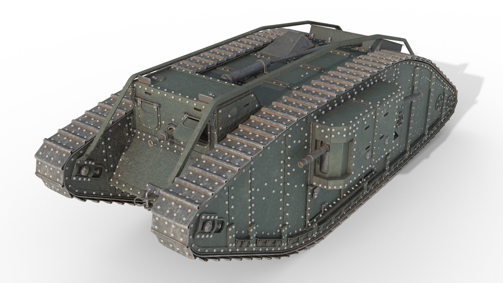 3D Mark IV Female Tank - TurboSquid 2241556