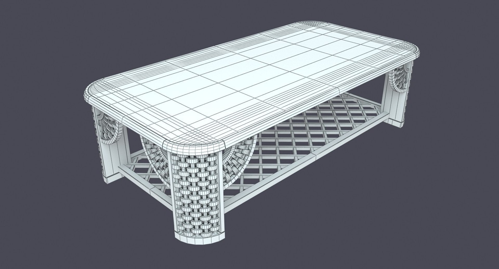 3D Model Classic Coffee Table - TurboSquid 1159307