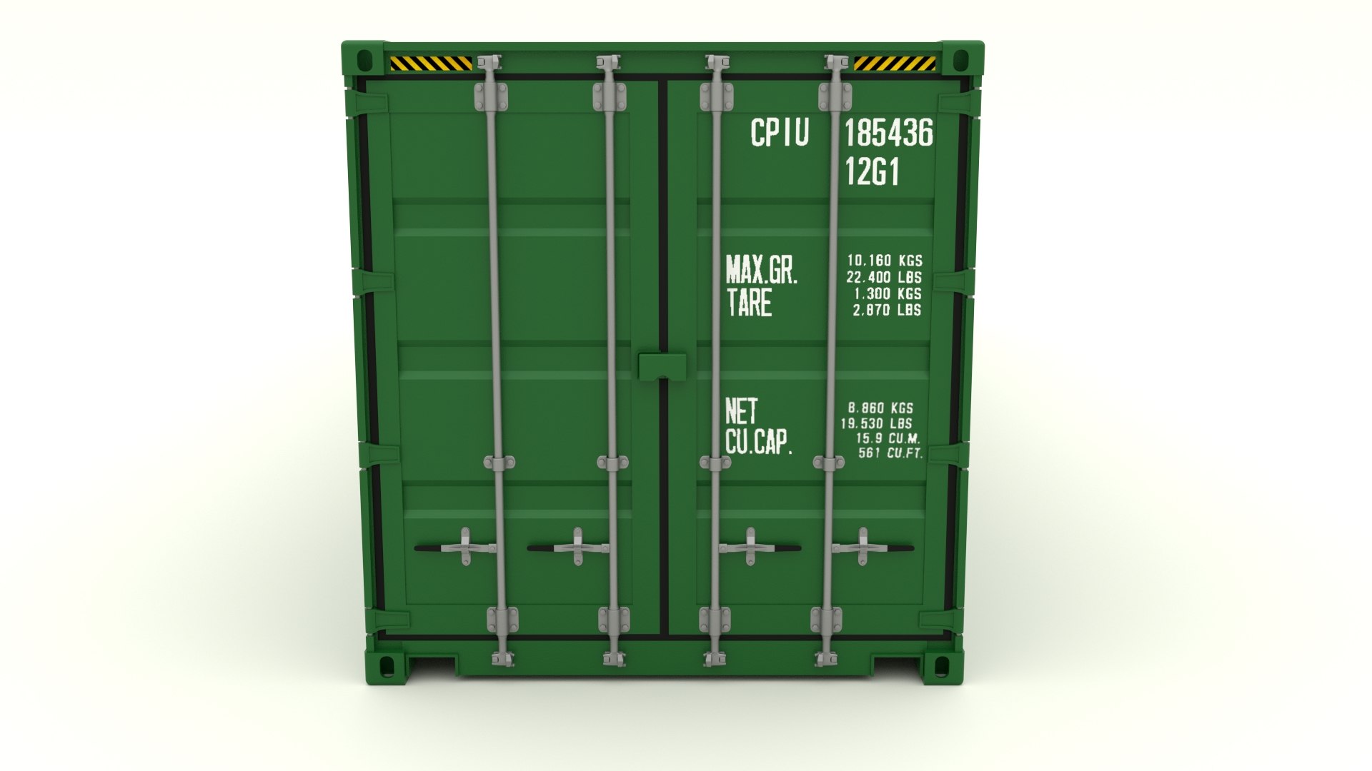 3d Shipping Container Model
