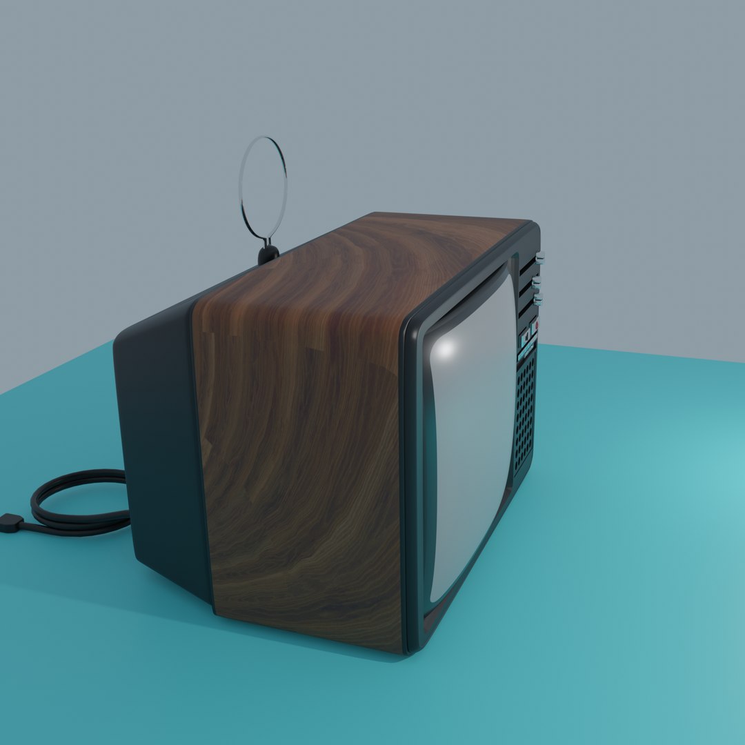 Vintage Tv 3D Model - TurboSquid 1500872