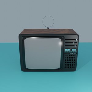 Retro Tv Blender Models for Download | TurboSquid
