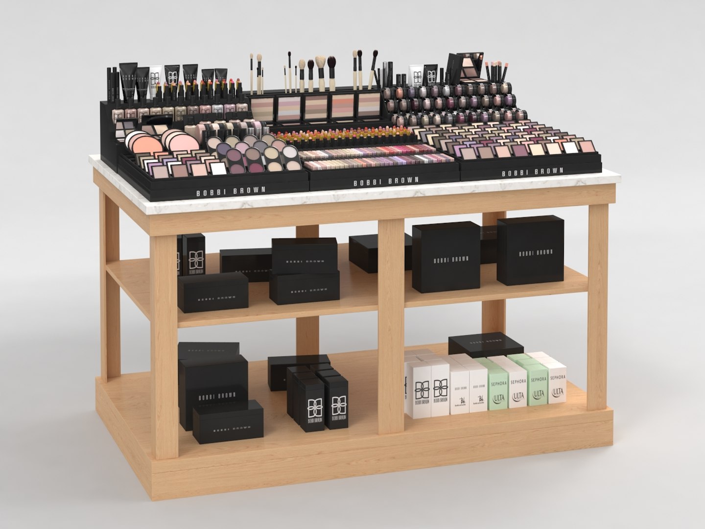 Bobbi Brown Cosmetics Stand 3D Model - TurboSquid 1580219