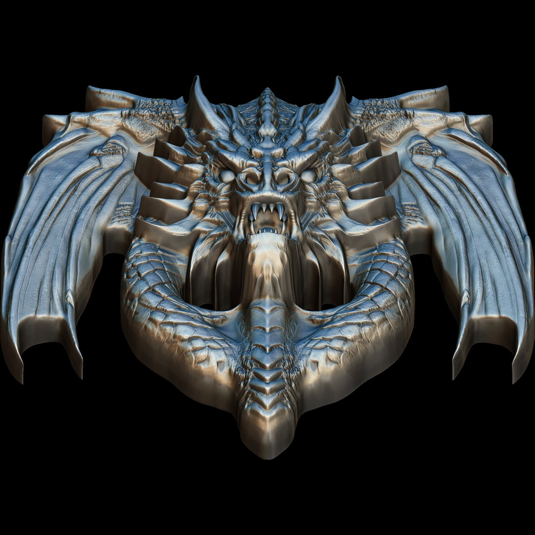 Dragon Head Relief No12 3D Print Model 3D Model - TurboSquid 2335286