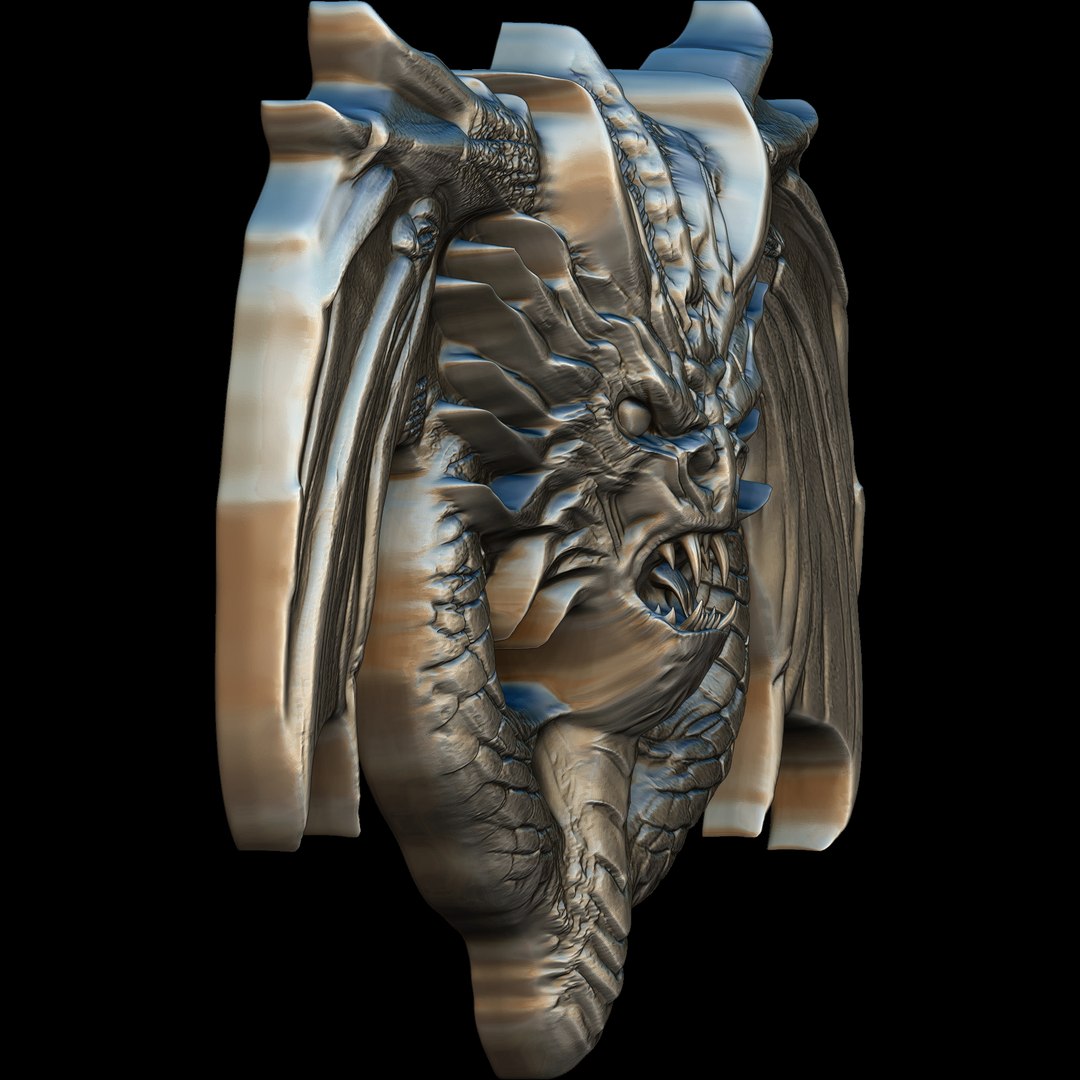 Dragon Head Relief No12 3D Print Model 3D Model - TurboSquid 2335286