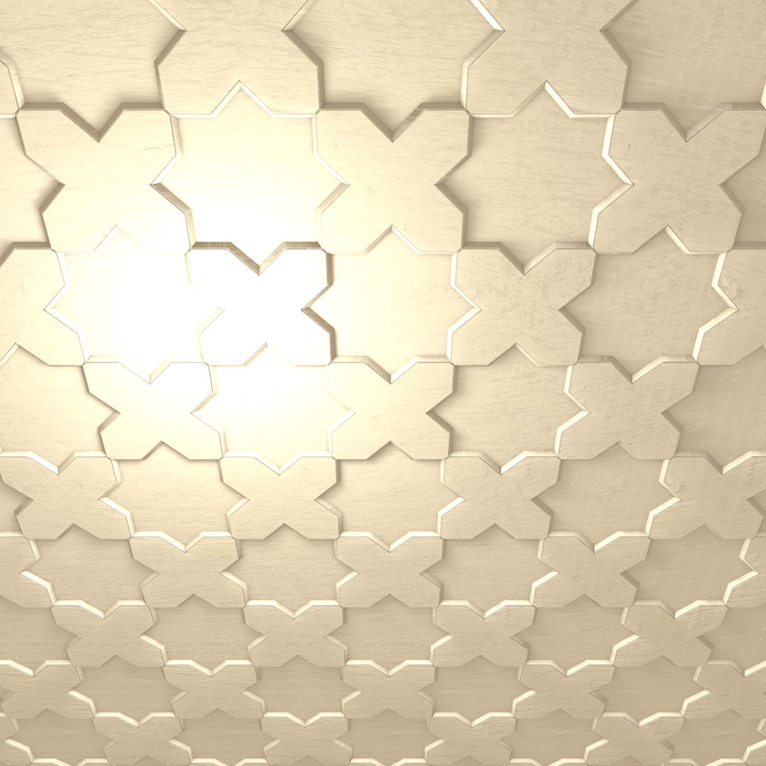 3d Model 3 Tileable Renaissance Ceiling