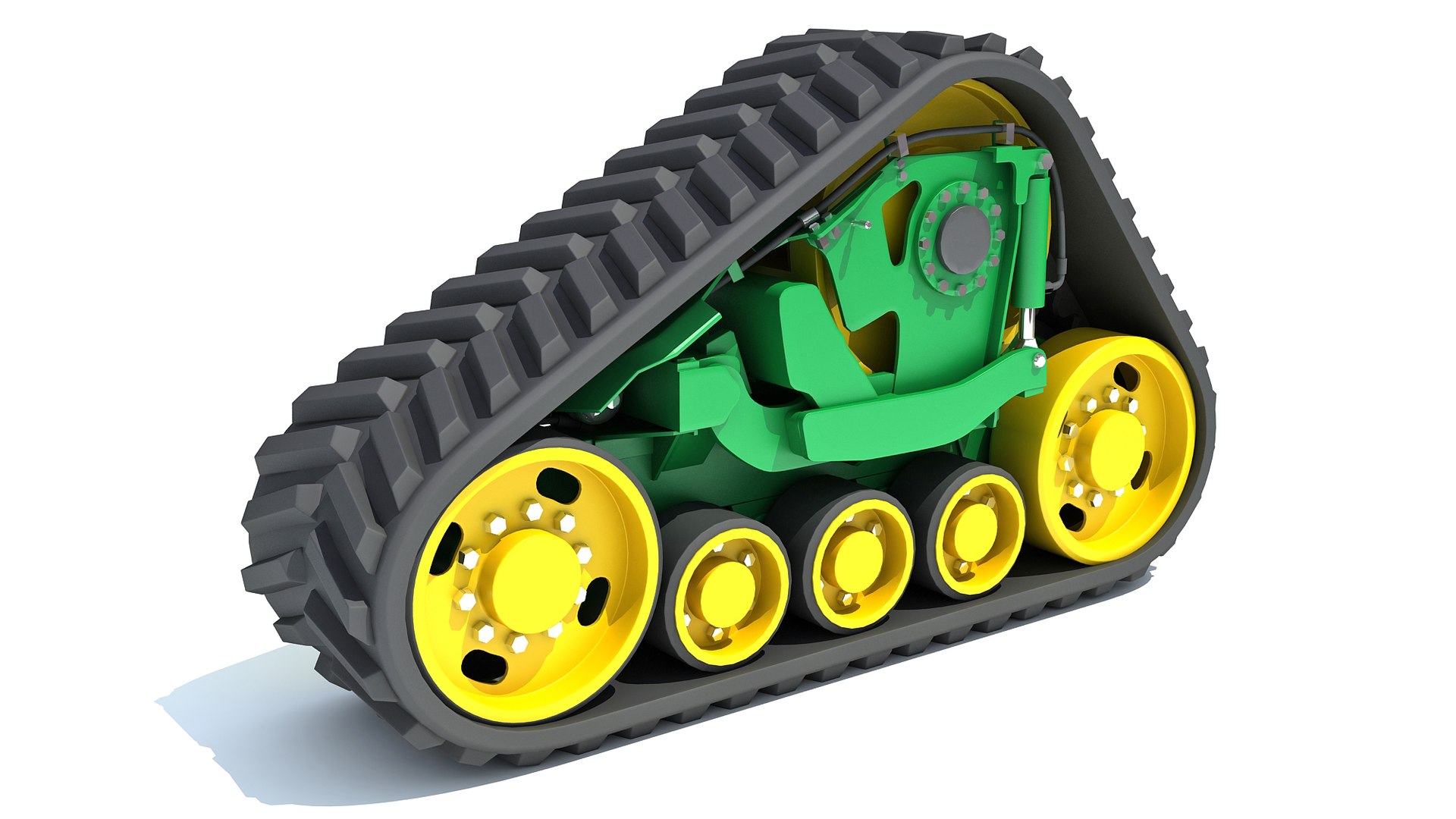 Continuous Track 3D Model - TurboSquid 1591277