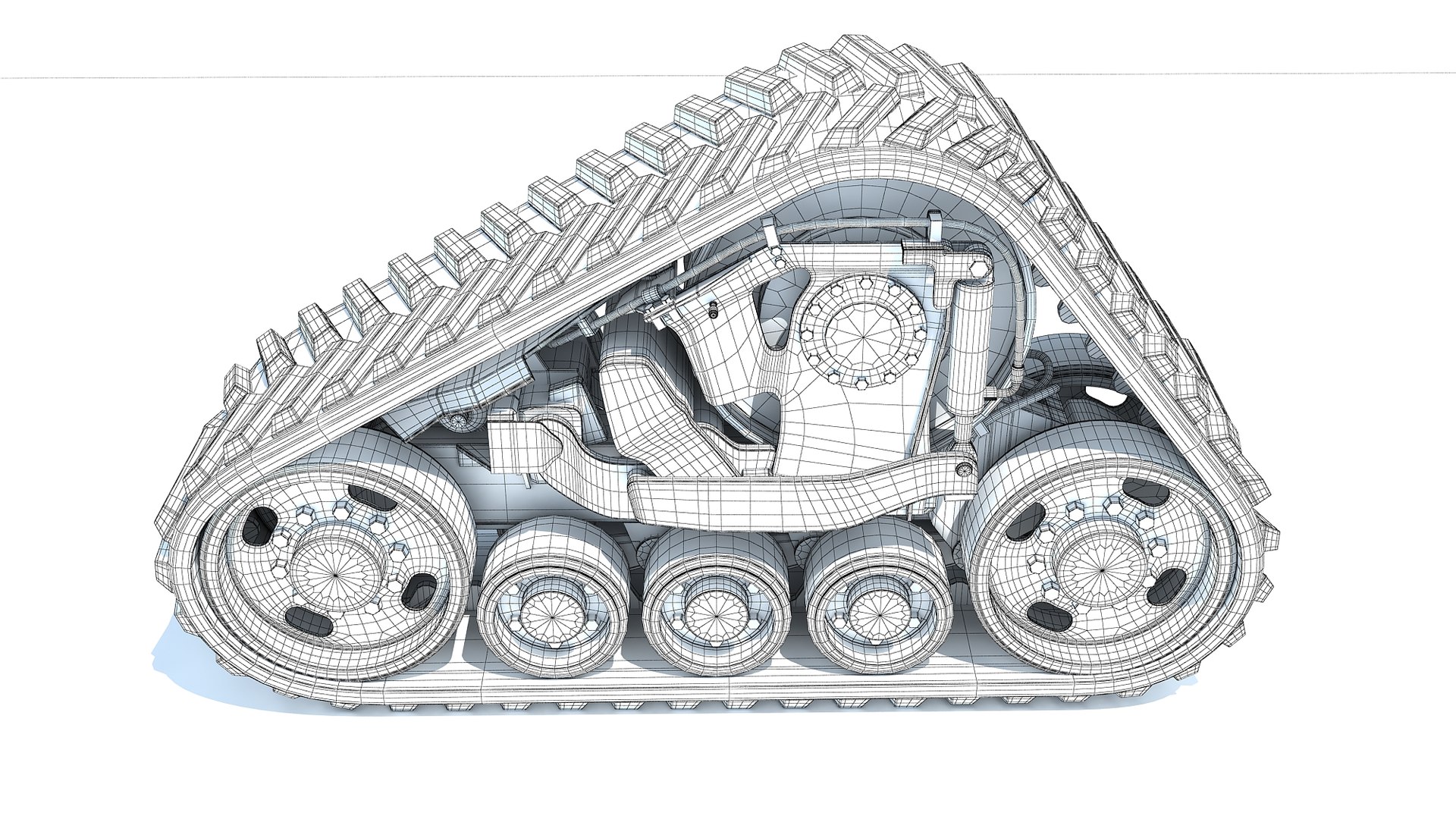 Continuous Track 3D Model - TurboSquid 1591277