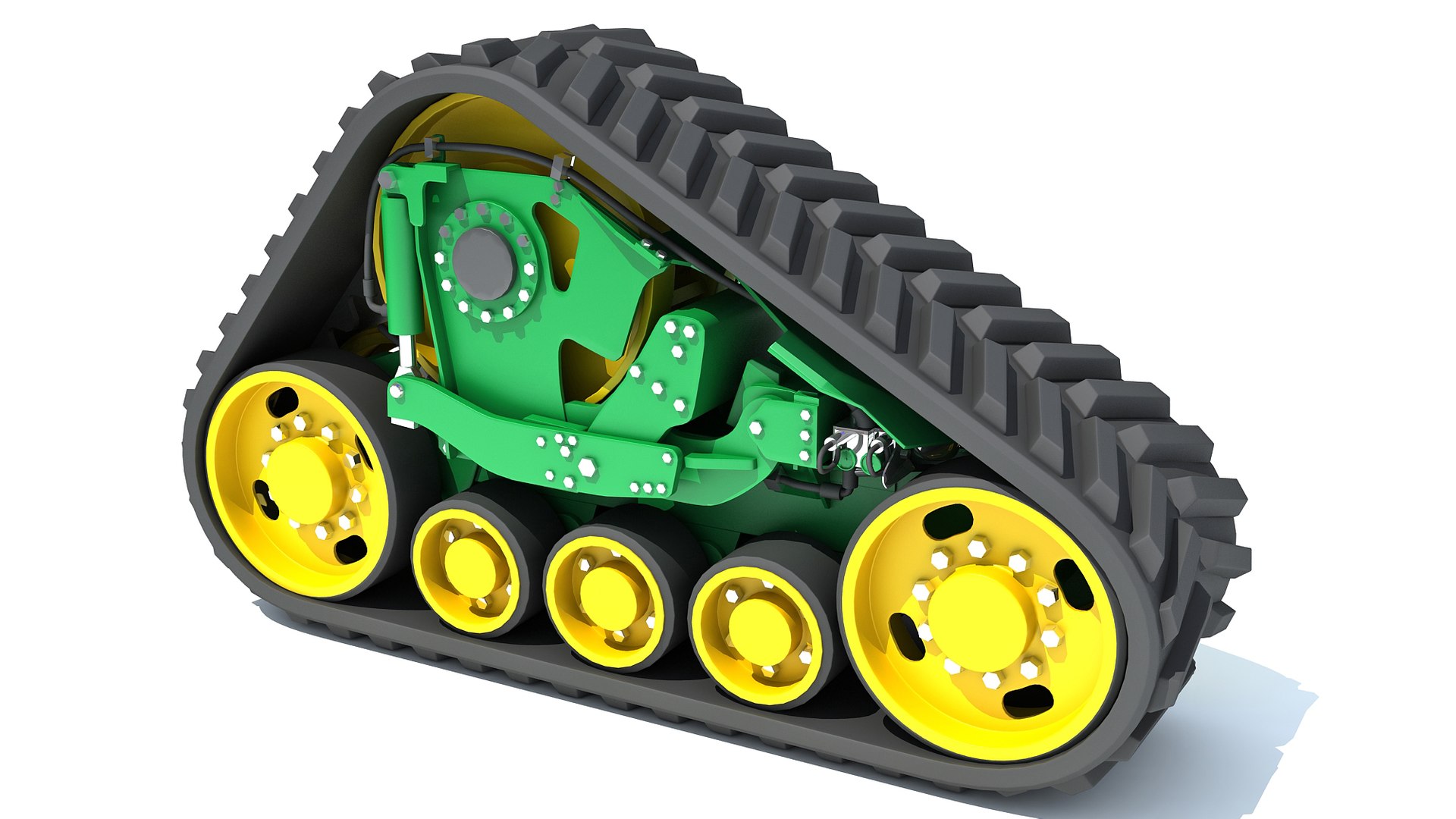Continuous Track 3D Model - TurboSquid 1591277