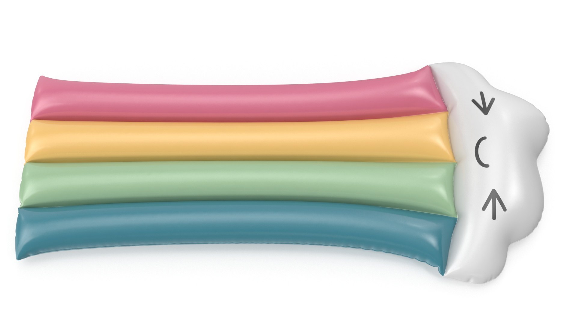 Rainbow Inflatable Float 3D Model - TurboSquid 1753397