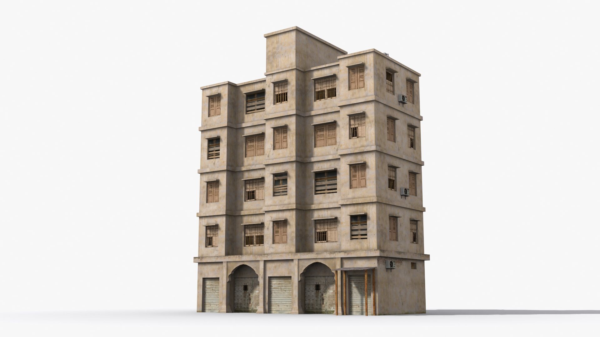 Arab Middle East Building X17 3D Model - TurboSquid 1901820
