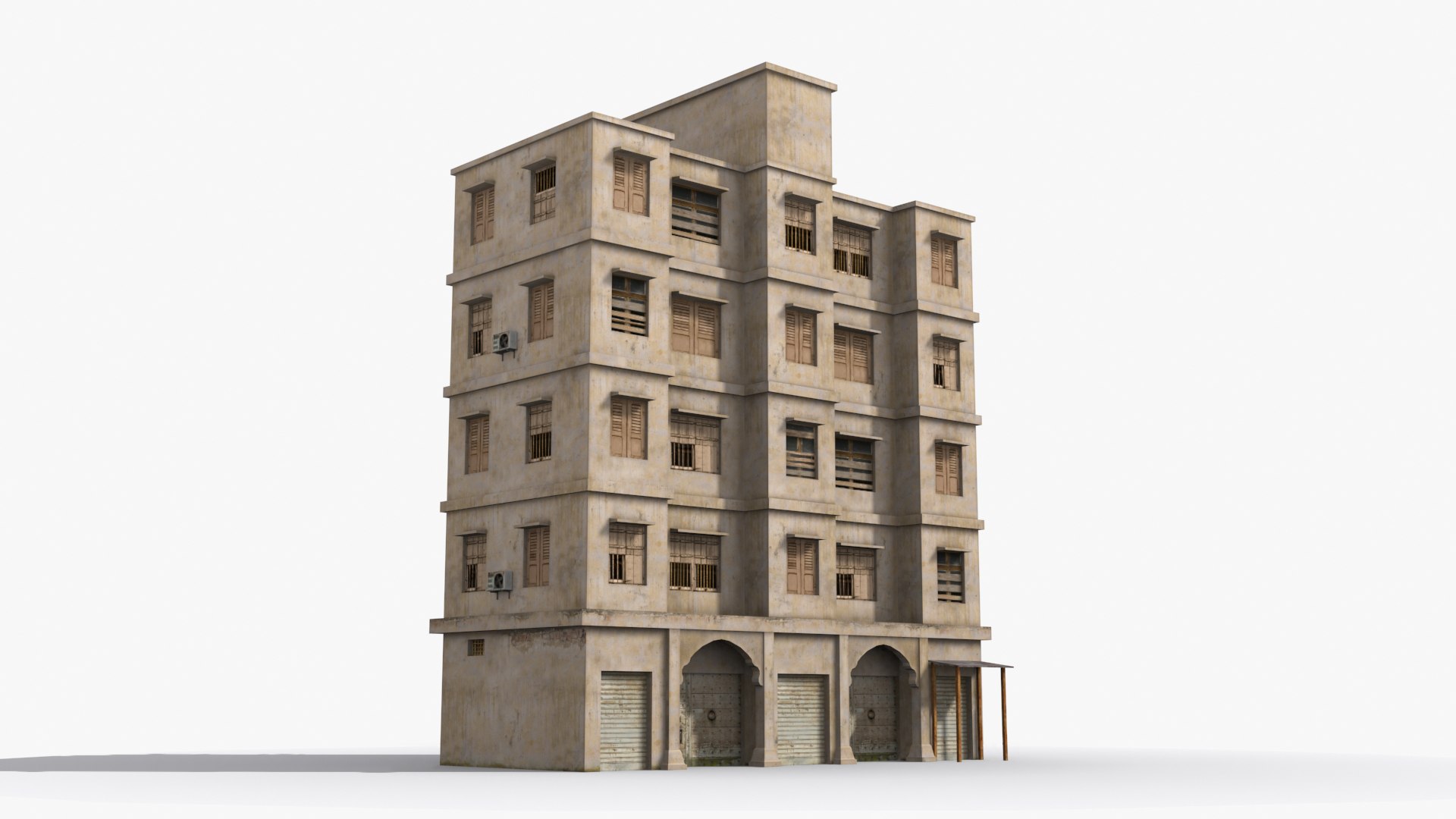 Arab Middle East Building X17 3D Model - TurboSquid 1901820