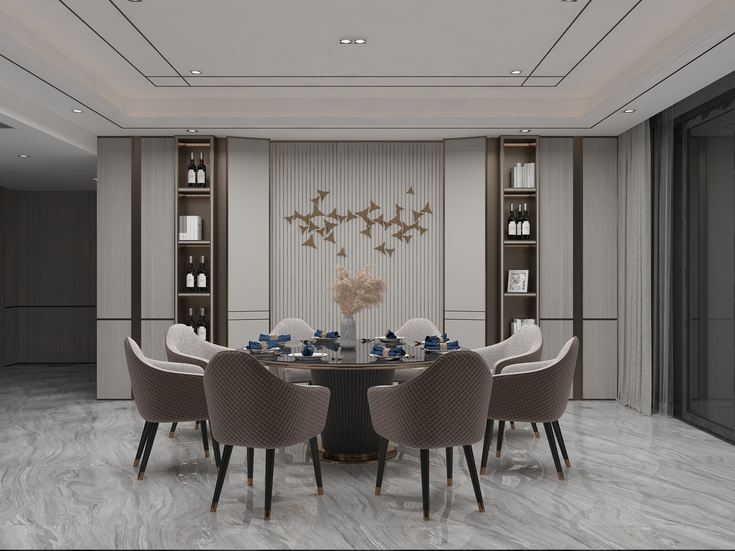 3D Dining Room - 067 model - TurboSquid 1976977