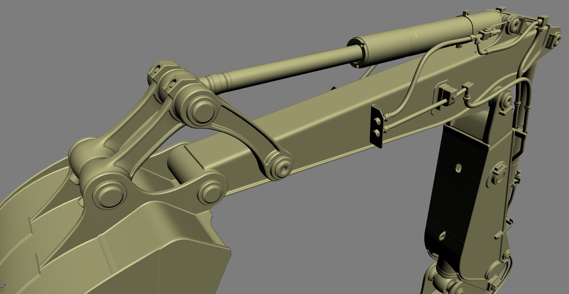 3D Wheeled Mini Excavator Generic - TurboSquid 2041646