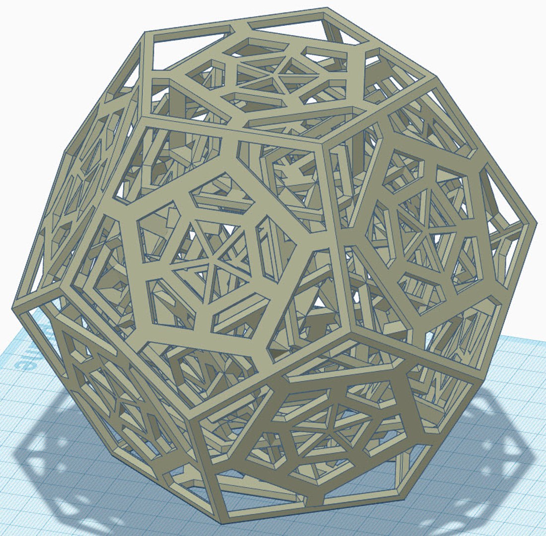 3D Pentagon Dodecahedrons Model - TurboSquid 1337580