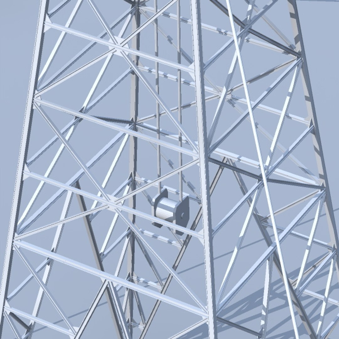 3d Model Oil Tower