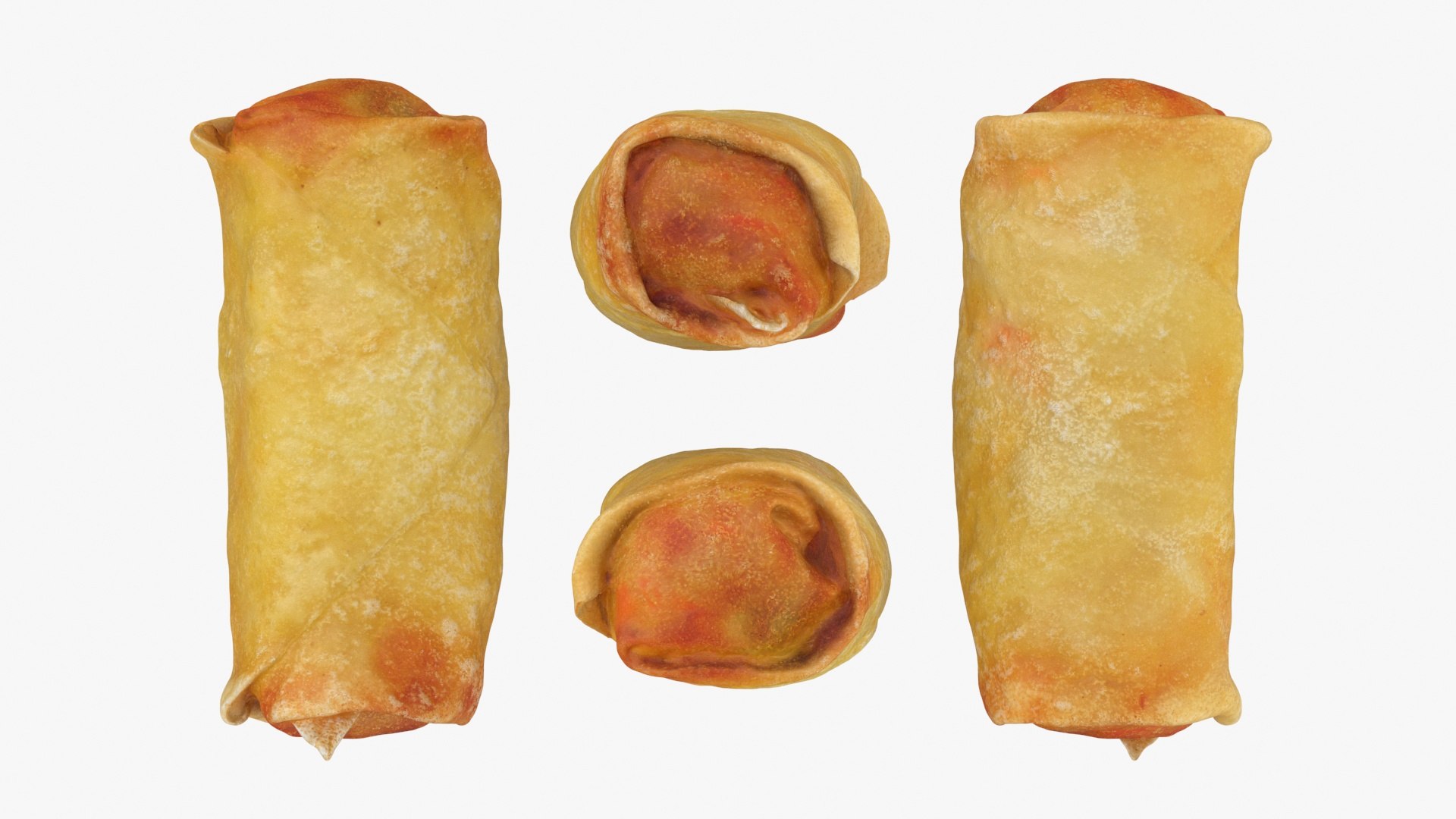 3D Spring Roll Collection Model - TurboSquid 2170751