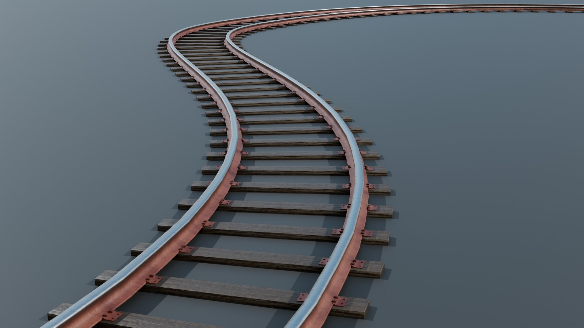 Customizable Railroad Tracks 3D - TurboSquid 2270921