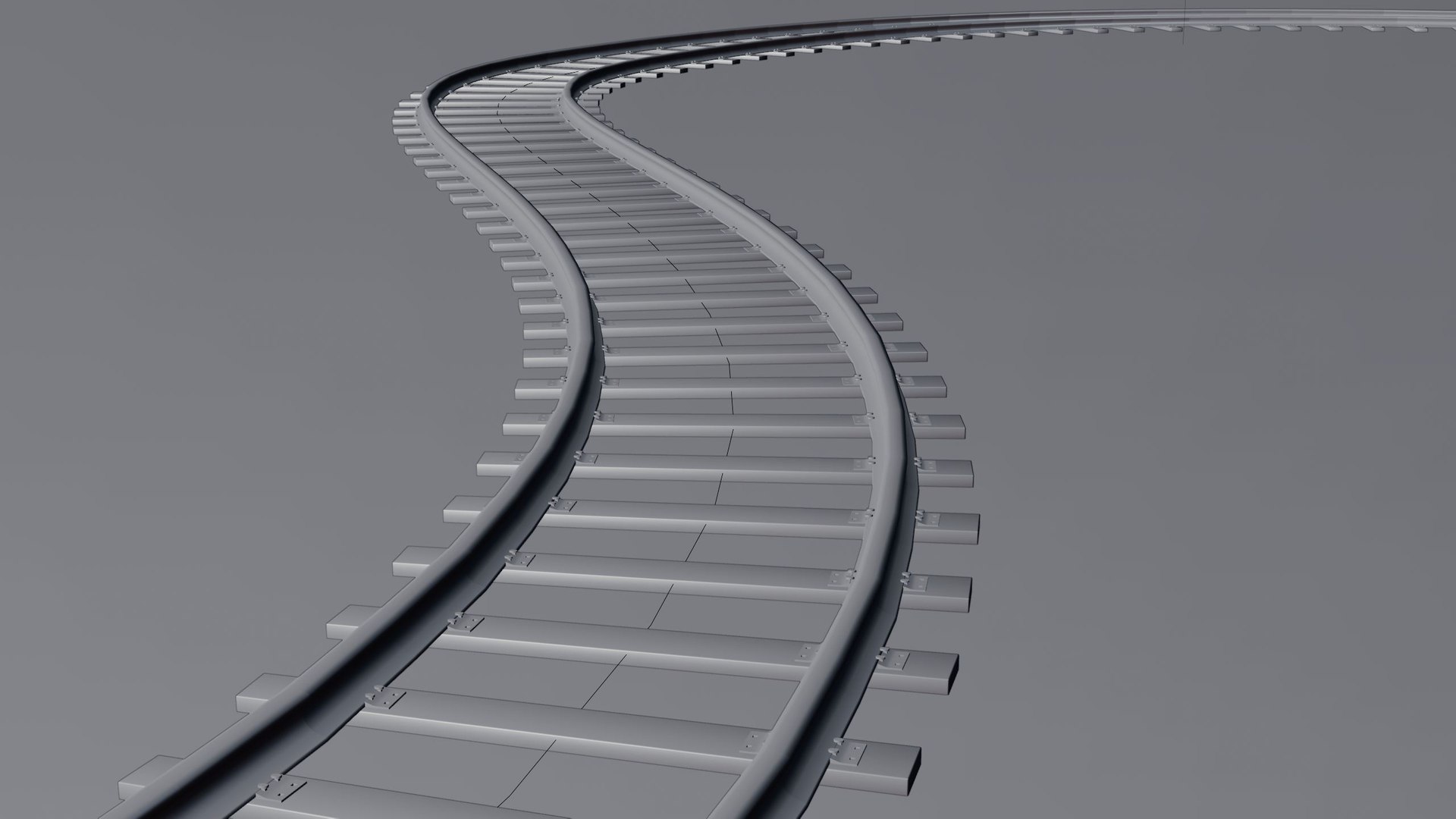 Customizable Railroad Tracks 3D - TurboSquid 2270921