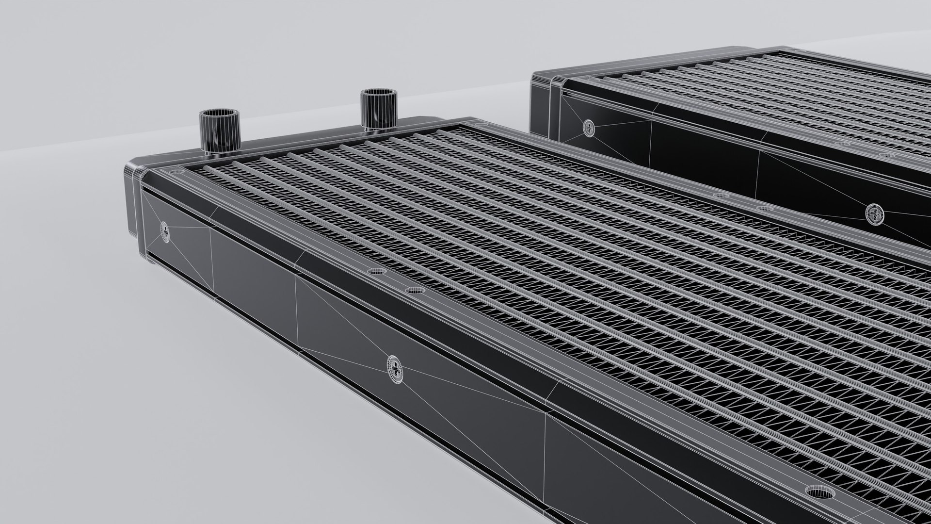 3D Water Cooling Radiator - 480 Mm - TurboSquid 1997325