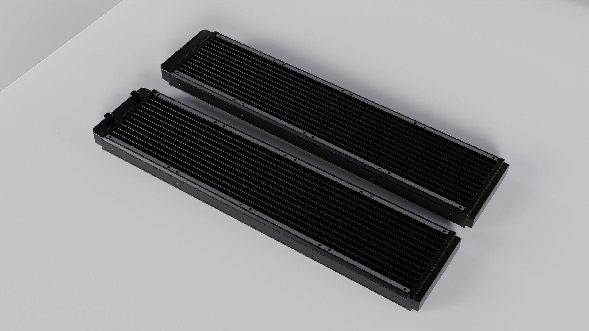3D Water cooling radiator - 480 mm - TurboSquid 1997325