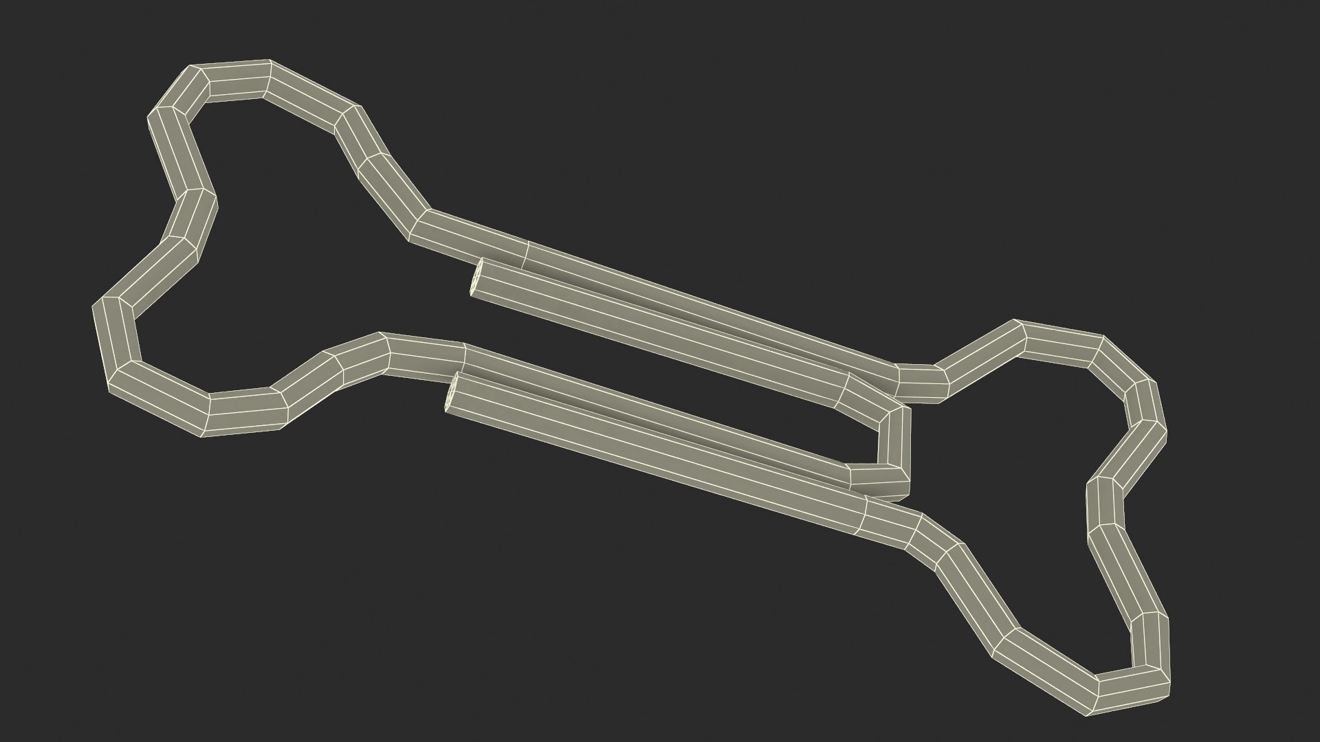 3D Bone Shaped Paper Clip Model - TurboSquid 2193875