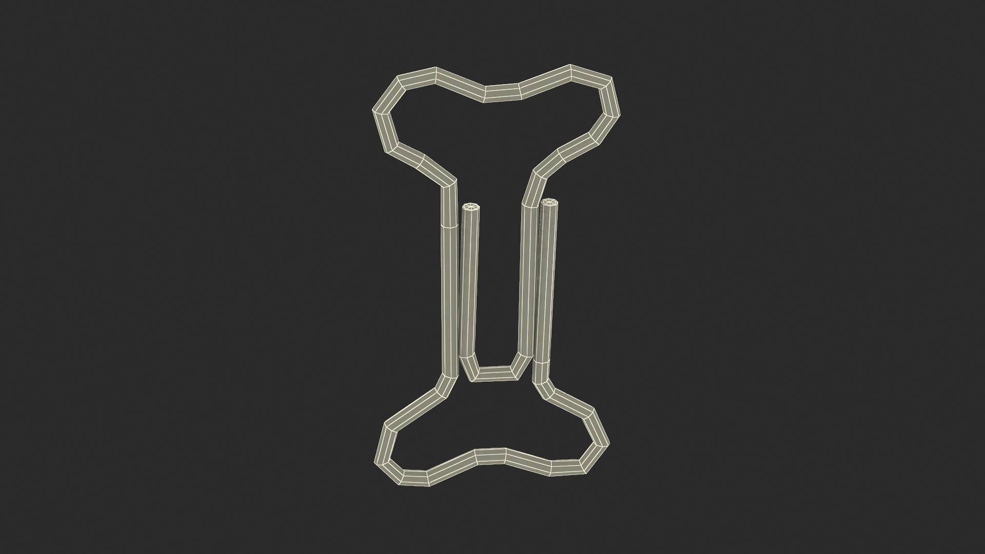 3D Bone Shaped Paper Clip Model - TurboSquid 2193875