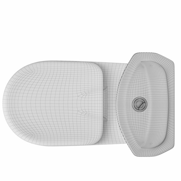 modelo 3d Inodoro EWC de dos piezas - TurboSquid 1693589