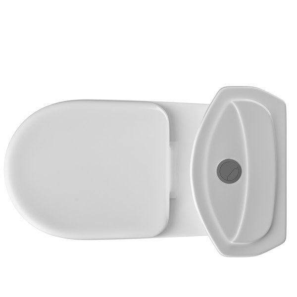 modelo 3d Inodoro EWC de dos piezas - TurboSquid 1693589