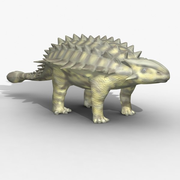rigged ankylosaurus 3d model