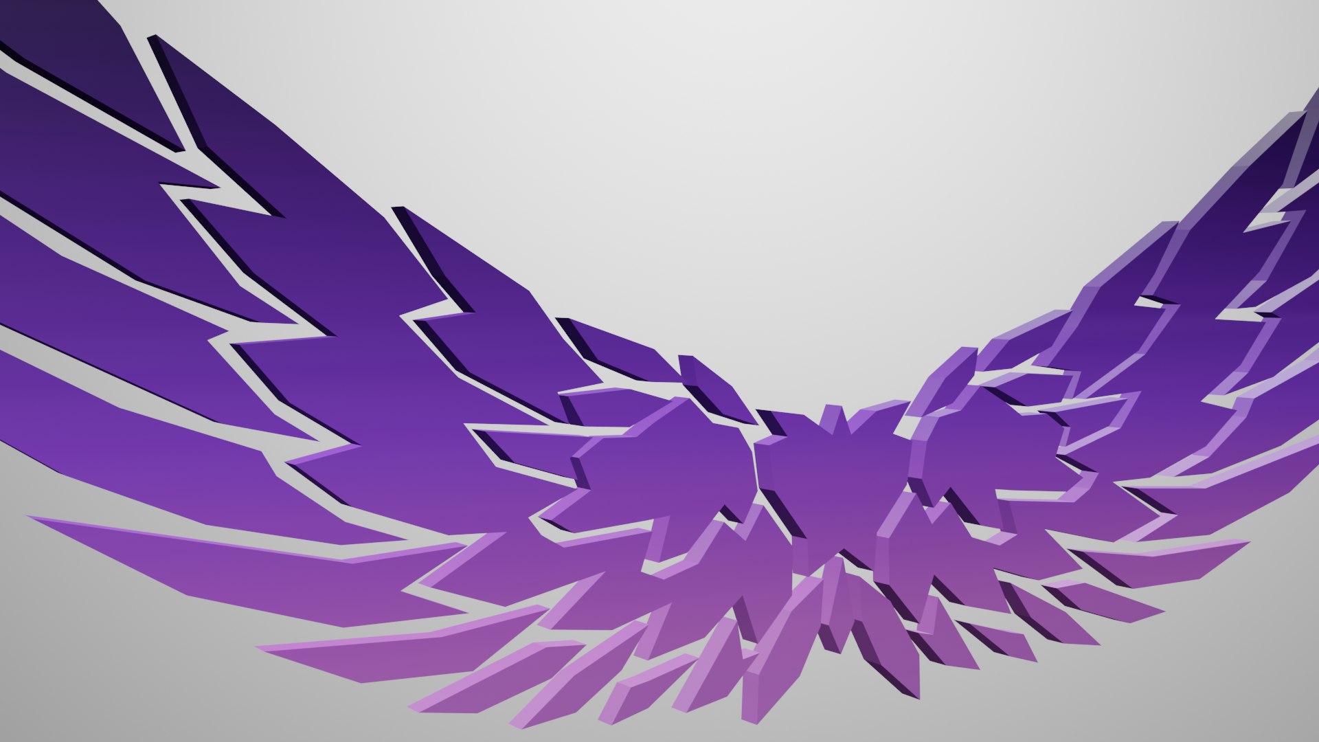 3D Wings Violet - TurboSquid 2285287