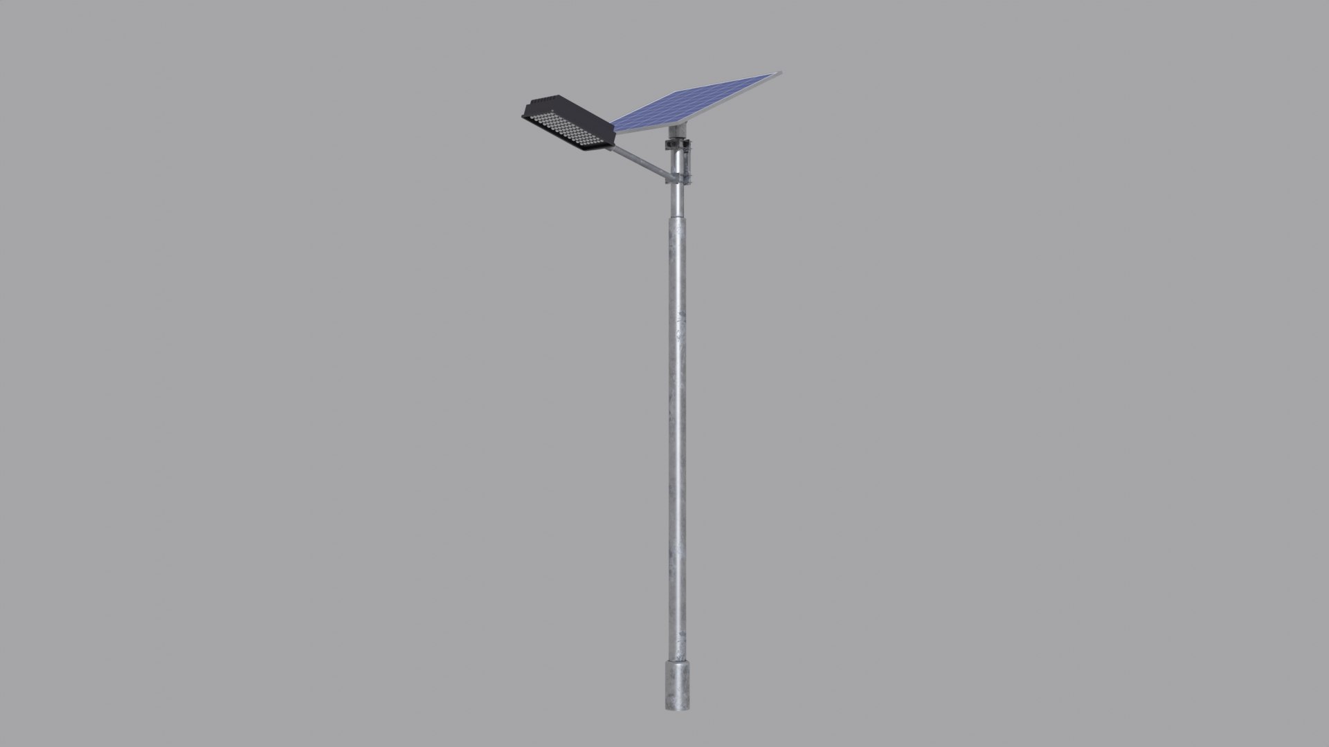 Realistic Solar Street Lamp 3D Asset Model - TurboSquid 2271737