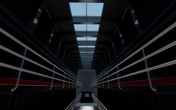 3D model alcatraz jail cell penitentiary - TurboSquid 1657781