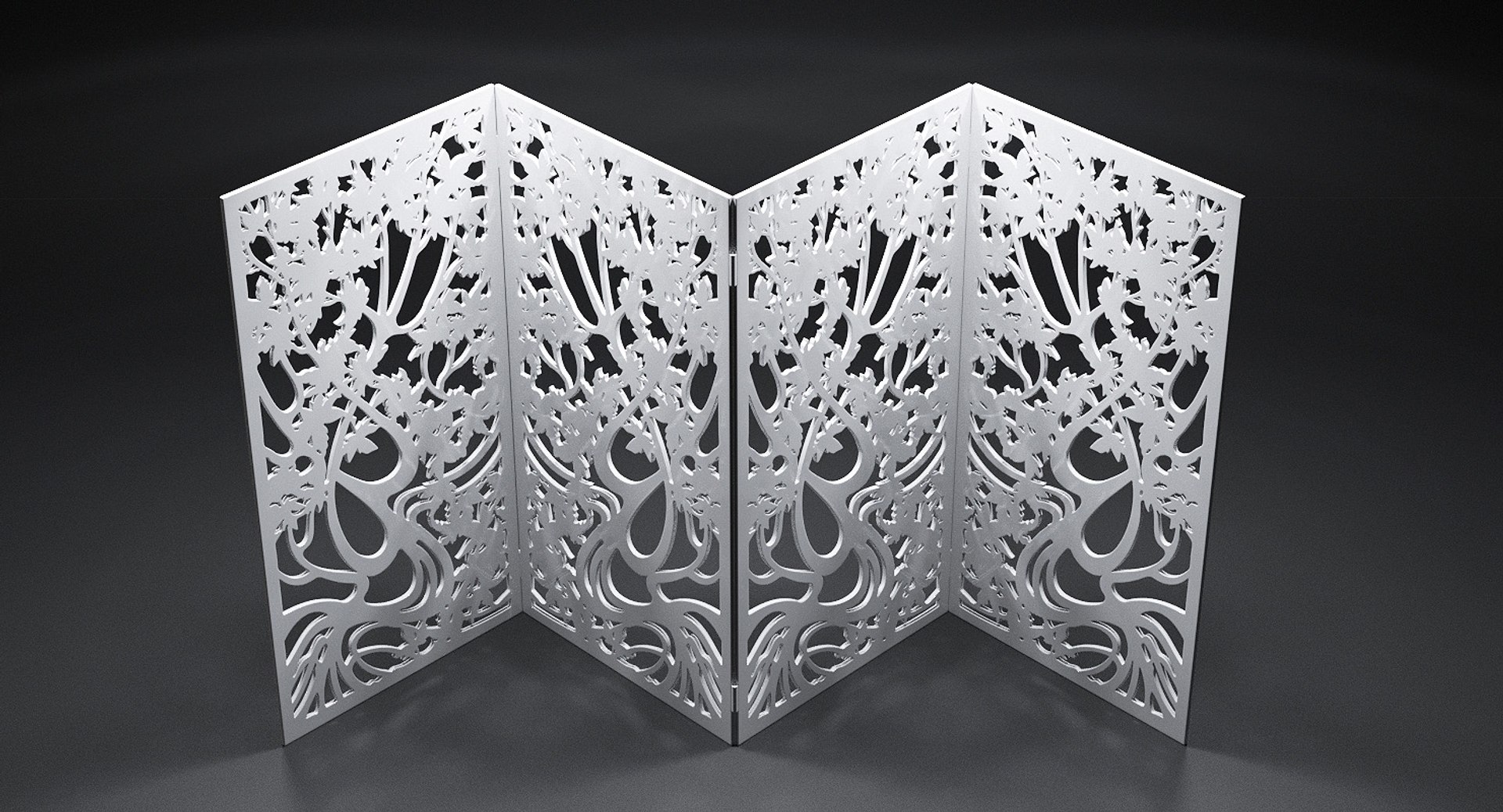 Screen Decorative 3D Model - TurboSquid 1309558