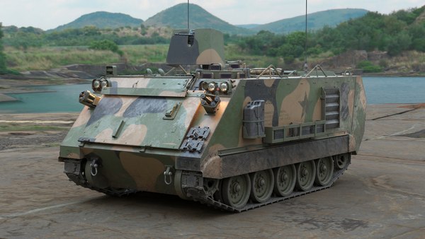 modelo 3d Vehículo blindado de transporte de personal M113A3 PBR ...