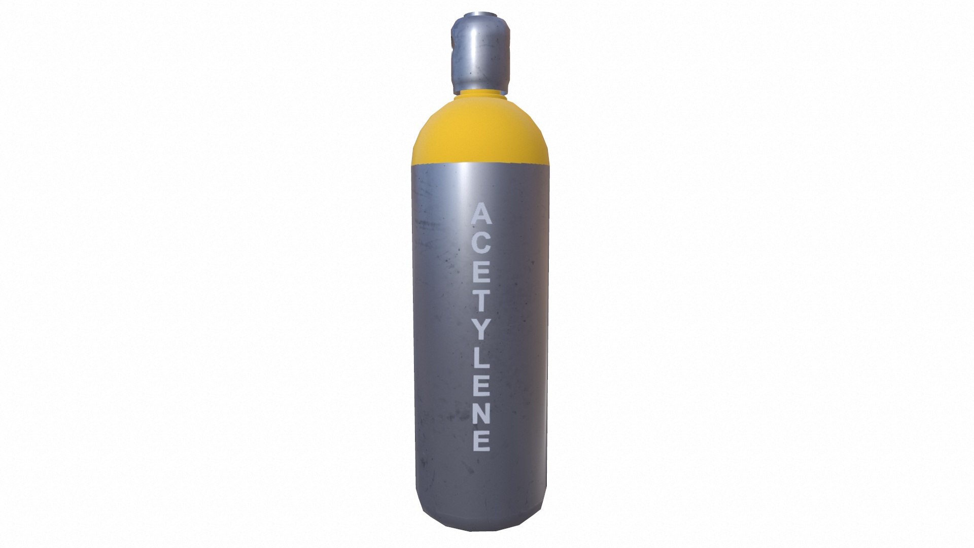 3D Model Acetylene Cylinder - TurboSquid 2343275