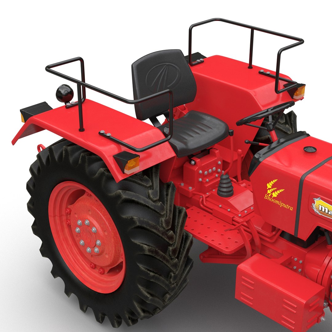 3d model tractor mahindra 395 di