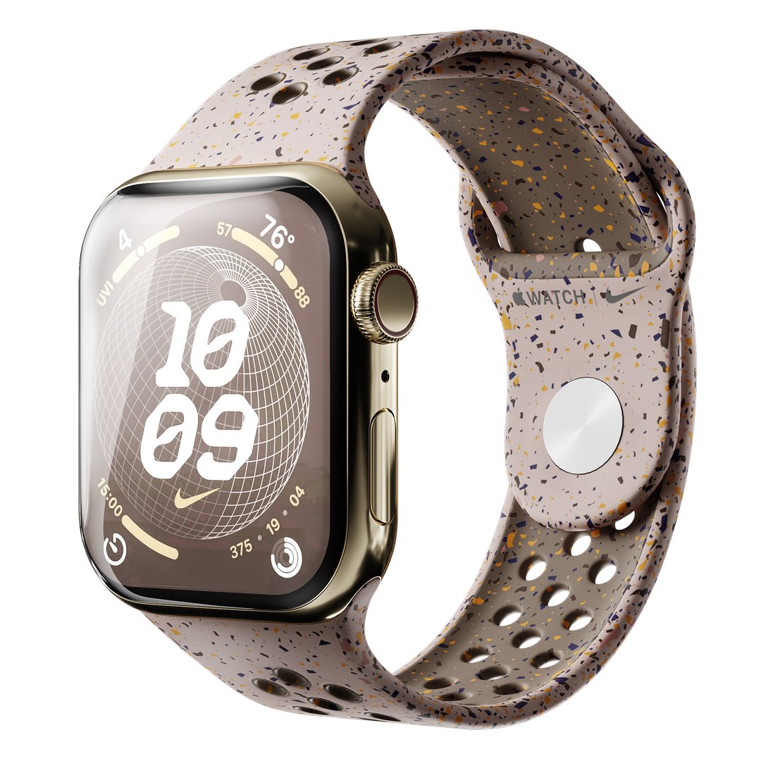 3D Model Apple Watch Series 9 Nike Sport Band Desert Stone - TurboSquid ...