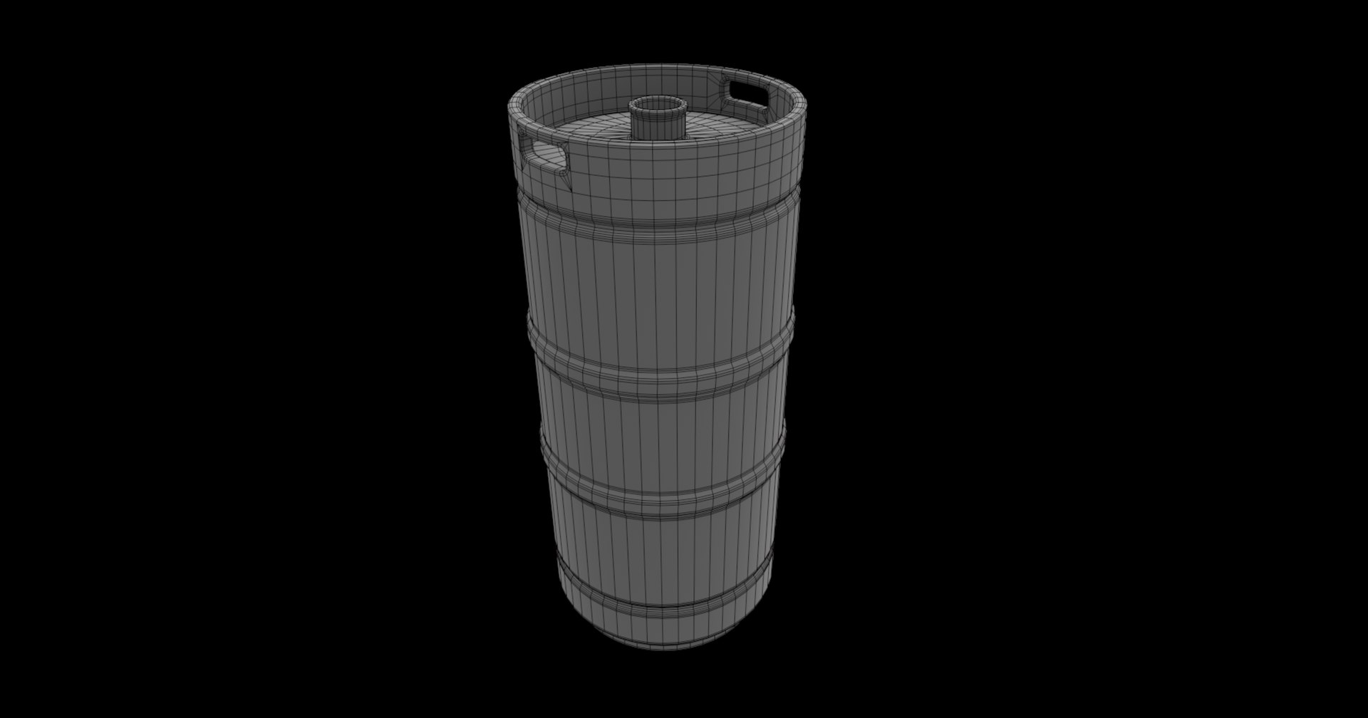 3D Model Pony Beer Keg - TurboSquid 2301037