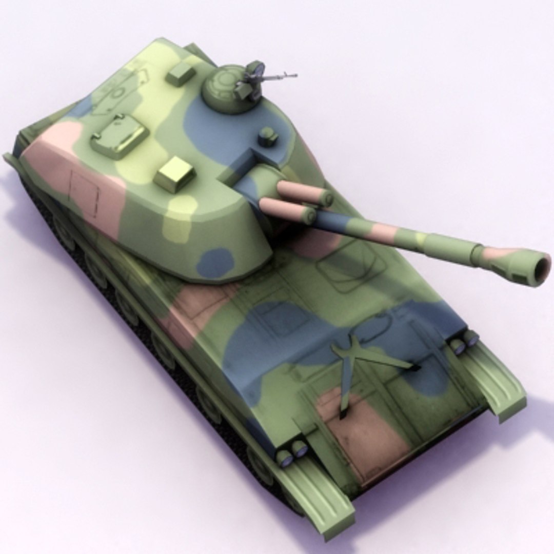 2s3 Akatsiya Tank 3d Model