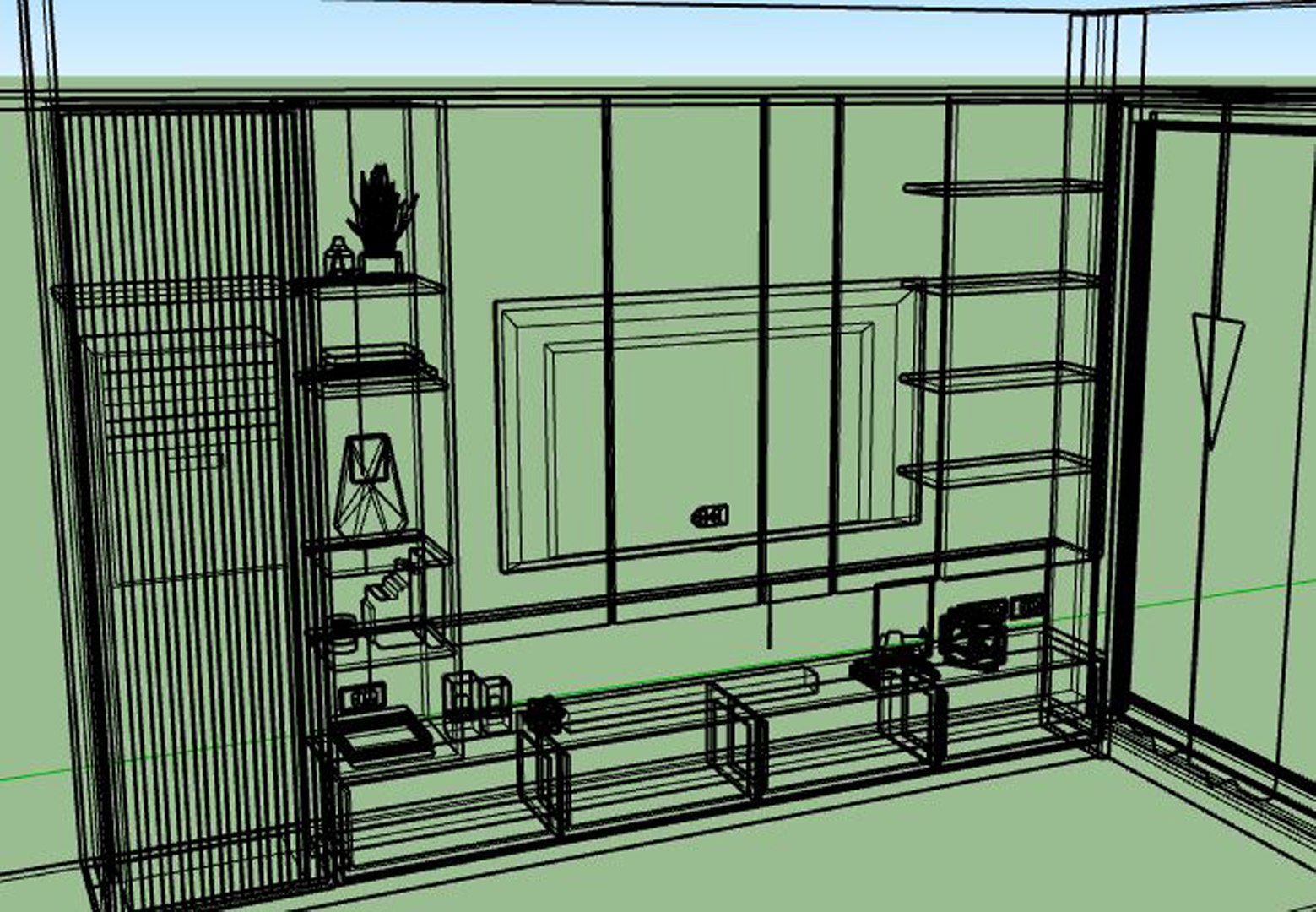 TV UNIT 3D Model - TurboSquid 1728303
