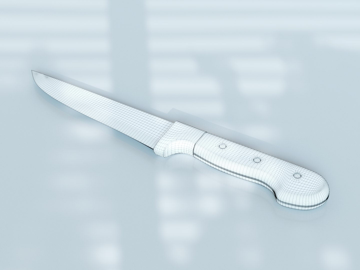 Kitchen Knife 3D Model - TurboSquid 2180812