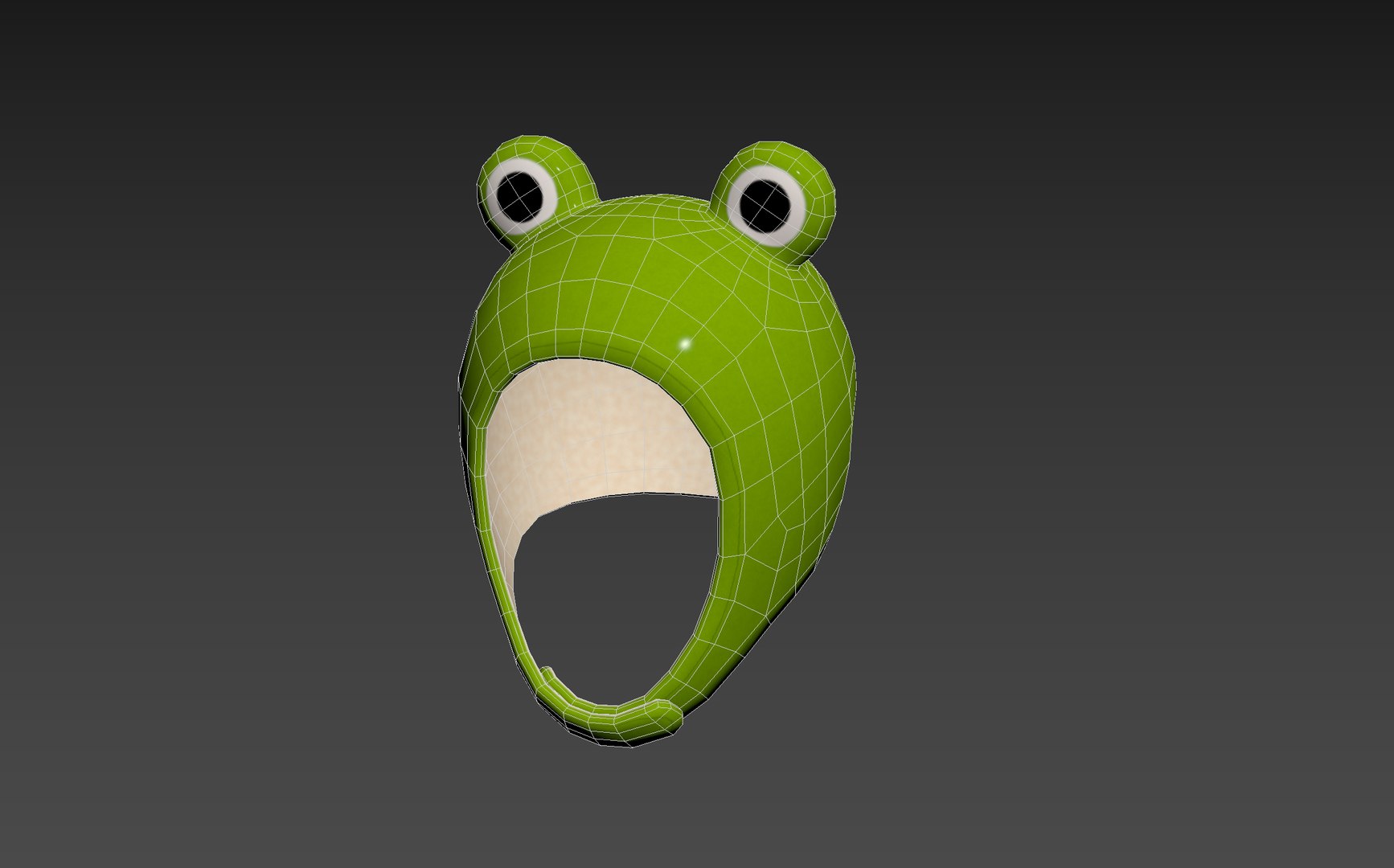 3D Model Frog Plush Hat - TurboSquid 1773503