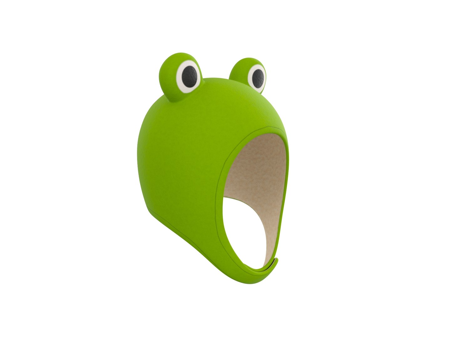 3D Model Frog Plush Hat - TurboSquid 1773503