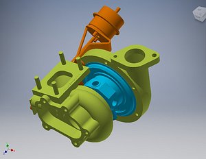 3D Turbocharger Models - Browse & Download Formats - TurboSquid