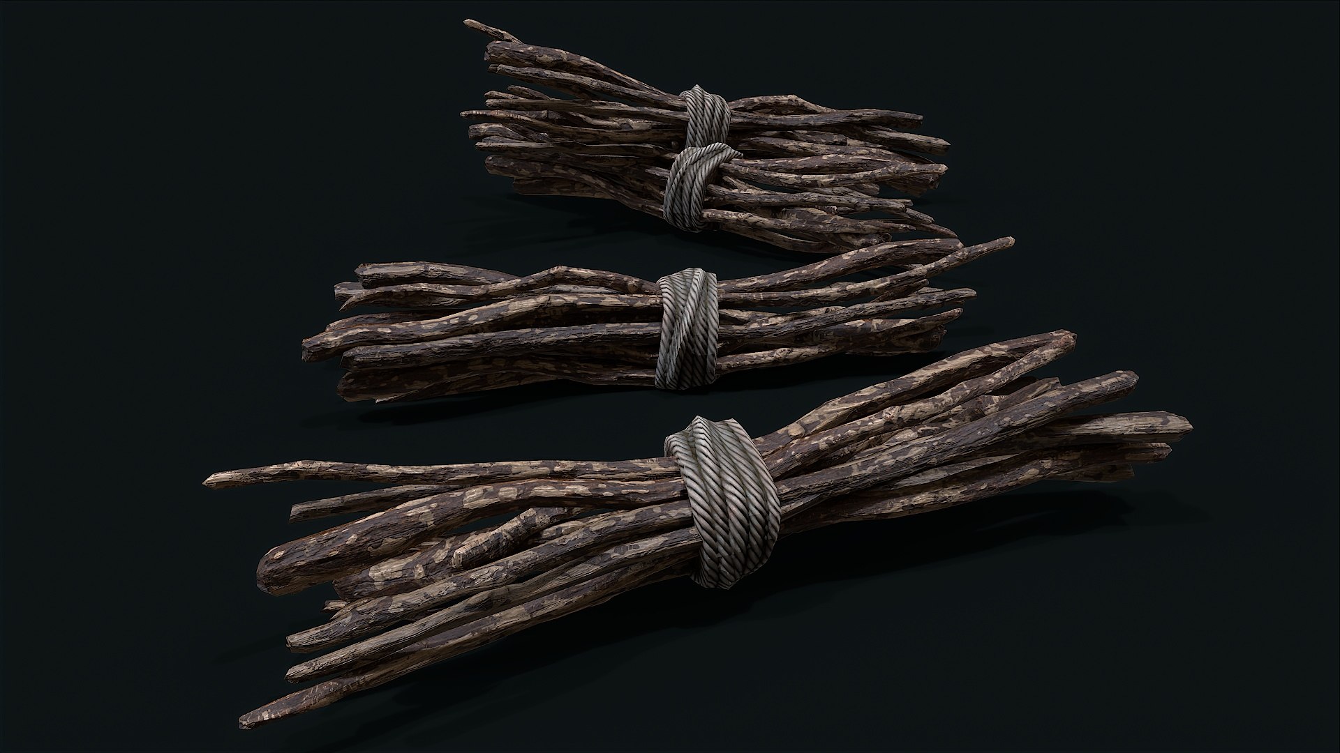 Bunch Stick 3D Model - TurboSquid 2126153